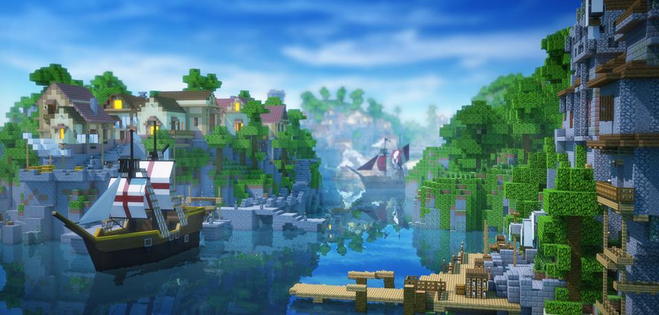 Piratendorp Minecraft PirateCraft Pirate Minecraft Server Ships,